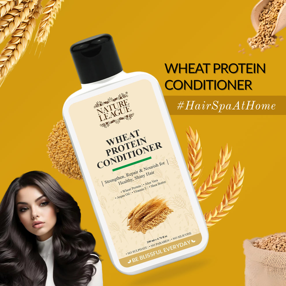 Wheat Protein Conditioner for Dry, Damaged Hair | Hydrating & Repairing ...